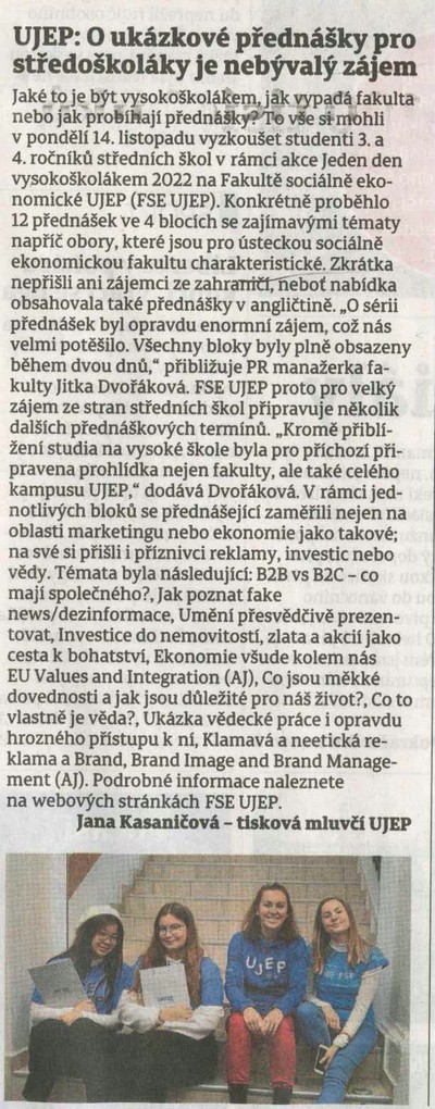 ÚD 2022 11 19 UJEP - UJEP | Univerzita J. E. Purkyně